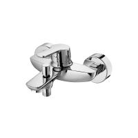 China Single Lever Mixer Tap Brass Body Chrome Plated 1/2 Inch Shower Outlet 150mm Connection for sale