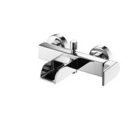 China Brass Waterfall Bath Tap Single Lever Mixer Chrome LED 1/2 Inch for sale