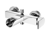 China CONNE Wall Mounted Waterfall Bath Tap Brass Chrome LED Bath Mixer Faucet 0.1-0.5MPa for sale