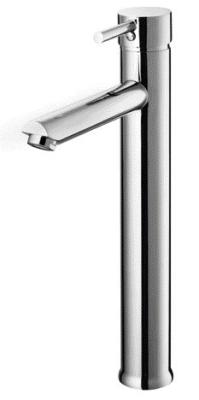 China Chrome Bathroom Basin Mixer Tap Tall Single Lever Single Hole Solid Brass 0.5-5 Bar for sale
