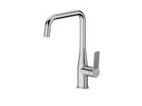 China 360° Rotatable Front Window Single Lever Kitchen Mixer Tap Chrome 0.1-0.5MPa 5-Year Warranty for sale