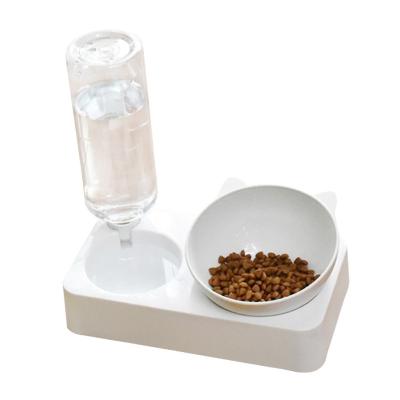 China Automatic Cat Feeder and Water Dispenser 2-in-1 with 26.4x15.5x21cm Food Bowl for Pets for sale