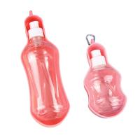 China Portable Dog Travel Water Bottle with Foldable Drinking Bowl - 250ml/500ml Capacity, BPA-Free PP Material for Outdoor Use for sale