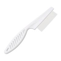 China Stainless Steel Pet Flea Comb for Dogs & Cats - 14.5cm & 18.7cm Sizes with Fine-Toothed Lice Detection for sale