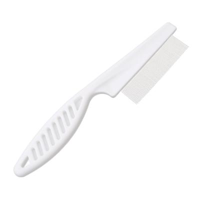 China Stainless Steel Pet Flea Comb for Dogs & Cats - 14.5cm & 18.7cm Sizes with Fine-Toothed Lice Detection for sale