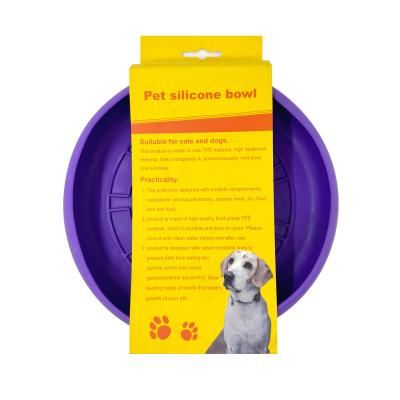 China 200x200mm Silicone Lick Bowl for Dogs & Cats - Slow Feeding, Calming Design, Dishwasher Safe for sale