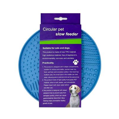 China 200×200mm Non-Toxic Pet Lick Mat with Suction Base | Food-Grade Silicone Design Reduces Eating Speed by 70% for sale