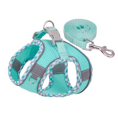 China Reflective Dog Harness Vest for Small Dogs - 5 Sizes (XXS-XL), Breathable Mesh, Quick-Dry Polyester Material for sale
