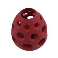 China Pet Rubber Toy Egg Ball - 10.16cm Interactive Treat Dispensing Chew Toy for Dogs with Dental Health Benefits for sale