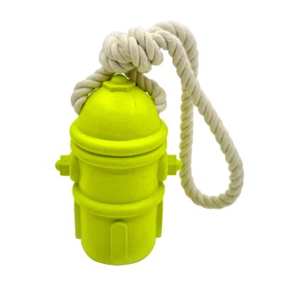 China Fire Hydrant Rubber Dog Chew Toy - Durable Non-Toxic Dental Toy for Small Medium Large Dogs - DY-PTK40 for sale