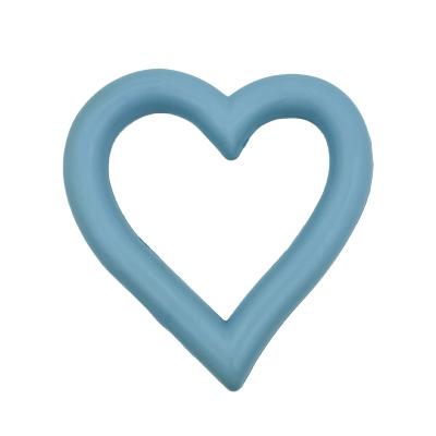 China Heart-Shaped Rubber Pet Chew Toy - Durable Natural Rubber Dog & Cat Toy with Blue Color - Item DY-PTD019 for sale