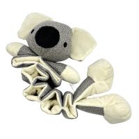 China Stretchable Koala Dog Toy Plush Squeaky Toy With Crinkle Sound For Aggressive Chewers for sale