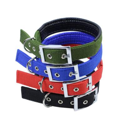China Adjustable Nylon Dog Collar with Metal Buckle - 29-135g Weight Range in XS/S/M/L Sizes for sale