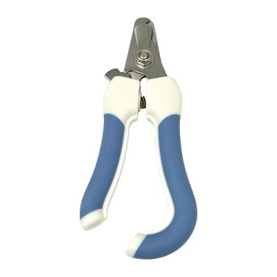 China Professional Pet Nail Clippers with Safety Guard 16.5x6cm Stainless Steel Blades for Dogs and Cats for sale