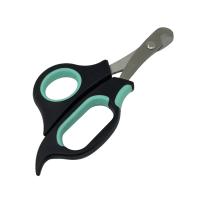 China Professional Pet Nail Clippers 14.2x7cm Stainless Steel with Safety Guard for Cats and Dogs for sale