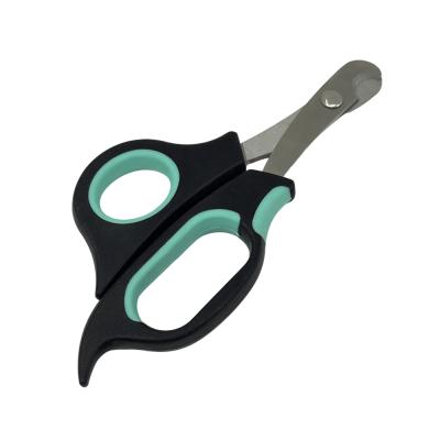 China Professional Pet Nail Clippers 14.2x7cm Stainless Steel with Safety Guard for Cats and Dogs for sale