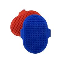 China Pet Bath Brush 13x26 cm with Soft Rubber Bristles for Dogs and Cats - Massage Grooming Tool for sale