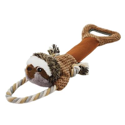China Indestructible Dog Plush Toy with Crinkle Paper and Telescopic Body - 51cm Length, 169g Weight for Interactive Play for sale