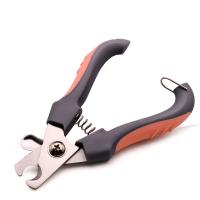 China Professional Pet Nail Clippers 15×2.5cm with Stainless Steel Blades for Dogs and Cats - 76.2g Ergonomic Design for sale