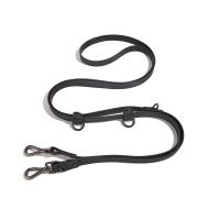 China Waterproof PVC Running Leash for 2 Dogs - 1.9mm Thickness 2.5m Length Adjustable Hands-Free Pet Lead for sale