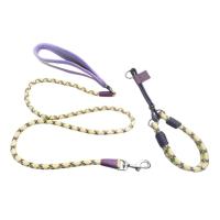 China Durable Nylon Pet Collar Leash Set Heavy Duty Adjustable  Comfortable For Dogs Cats for sale