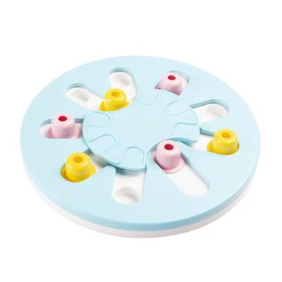 China Pet Puzzle Toy IQ Training For Dogs Cats Round Interactive Brain Games Fun Toy for sale