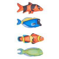 China Deep Sea Fish Cat Toy with Bell & Catnip - 20×9cm Bite-Resistant PP Cotton Plush for Teething Kittens for sale