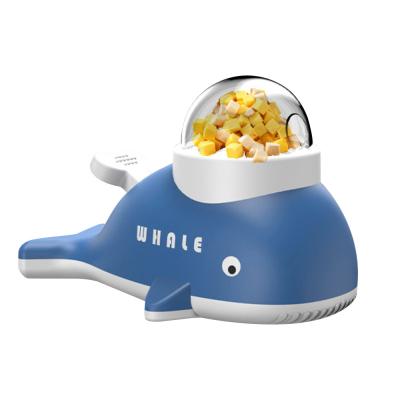 China Whale Shaped Pet Treat Dispenser Freeze Self Amusing Anti Boredom Toy For Pets for sale