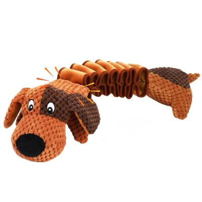 China Dog Plush Toys For Large Dogs With Squeaky And Crinkle Paper Interactive Pull Chew Toys for sale