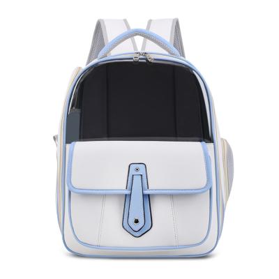 China Portable Pet Travel Backpack Soft Breathable Carrier Bag for Outdoor Adventures for sale