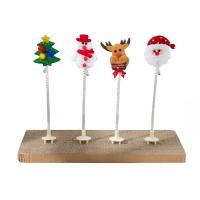 China Christmas Cat Scratcher Toy With Spring Wobble Wand Santa, Reindeer, Snowman, Xmas Tree for sale