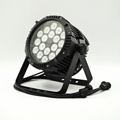 China IP65 Waterproof RGBW LED Par Light with 18pcs 6W High Brightness and DMX512 Control for sale