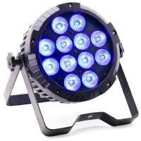 China IP65 Waterproof 12x10W RGBW 4-in-1 LED Par Can Stage Light with DMX512/Sound-Activated Control for Outdoor DJ Parties for sale