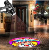 China Custom IP67 Waterproof LED Gobo Projector with Aluminum Alloy Construction for Outdoor Advertising Lights for sale