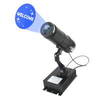 China Customized Gobo LED Logo Projector with Aluminum Alloy Body and 40000 Hours Lifespan for Advertising for sale