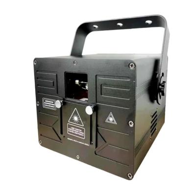 China 3W RGB Laser Projector with 15kpps Galvo Scanning and 128 Animation Patterns for Stage Lighting for sale