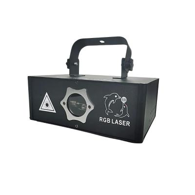China 2W Full-Color RGB Animation Laser Light with 15kpps Galvo Scanning System and 128 Built-in Patterns for sale