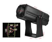 China 500W Outdoor IP65 Waterproof LED Gobo Projector Light with RGBW Color Mixing and DMX512 Control for sale