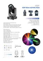 China 380W IP65 Waterproof Moving Head Light with 200mm Prism for Outdoor Stage Lighting for sale