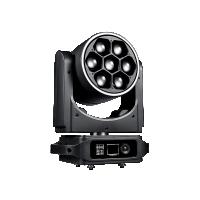 China 7x40W RGBW Bee-Eyes Zoom LED Wash Moving Head Light with IP33 Rating and DMX512/Sound-Activated Control for Clubs and Weddings for sale