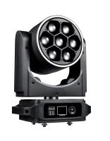 China 7x40W RGBW Bee-Eyes Zoom LED Wash Moving Head Light with IP33 Rating and DMX512/Sound-Activated Control for Clubs and Weddings for sale