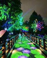 China 200W Outdoor LED Gobo Projector with RGBW Emitting Color and IP65 Waterproof for Advertising and Events for sale