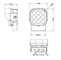 China High Power LED Floodlight with DMX512 Control and IP66 Waterproof for Stage Events for sale