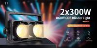 China IP65 Waterproof LED Audience Blinder with RGBW WW Color Mixing and DMX512 Control for Professional Stage Lighting for sale