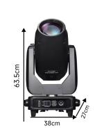 China 500W High Power LED Moving Head Light with 3 In1 Zoom and DMX512 Control for Nightclubs for sale