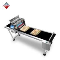 China Six Nozzle Automatic Egg Spray Coding Machine Printing for sale