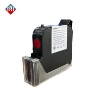 China One Inch Inkjet Printer Solvent Quick Drying Ink Cartridge 25.4mm Black Red Blue Green Yellow White Anti-Counterfeiting for sale