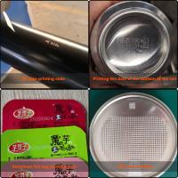 China Fiber Flying Laser Marking Machine Date Carving On The Bottom Of The Can for sale