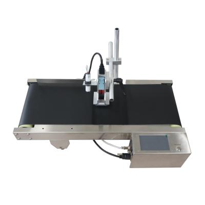 China Donghui Dh650 Mini Conveyor Inkjet Printer Production Date Qr Code Barcode Mini Automatic Inkjet Printer for sale