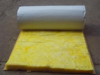 China Flexible Fiber Glass Wool Blanket Insulation 10-48 kg/m³ Density with 0.035 W/(m·K) Thermal Conductivity for sale